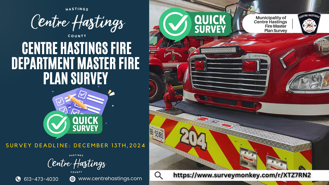 Centre Hastings Fire Department Fire Master Plan Survey Now Open ...
