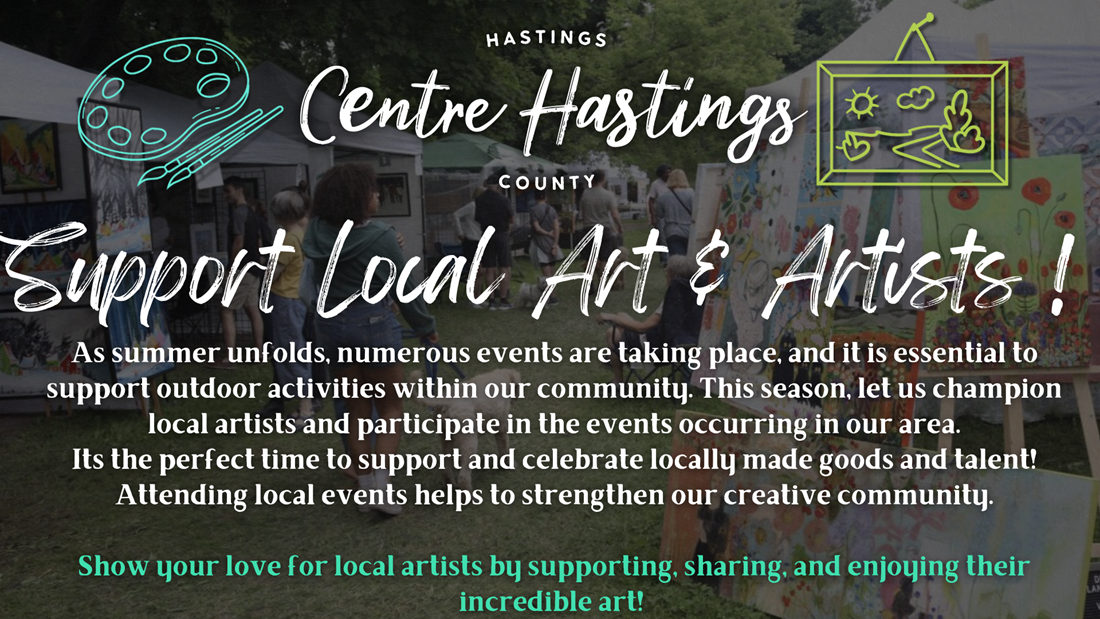 Support Local Art & Artists - Municipality of Centre Hastings
