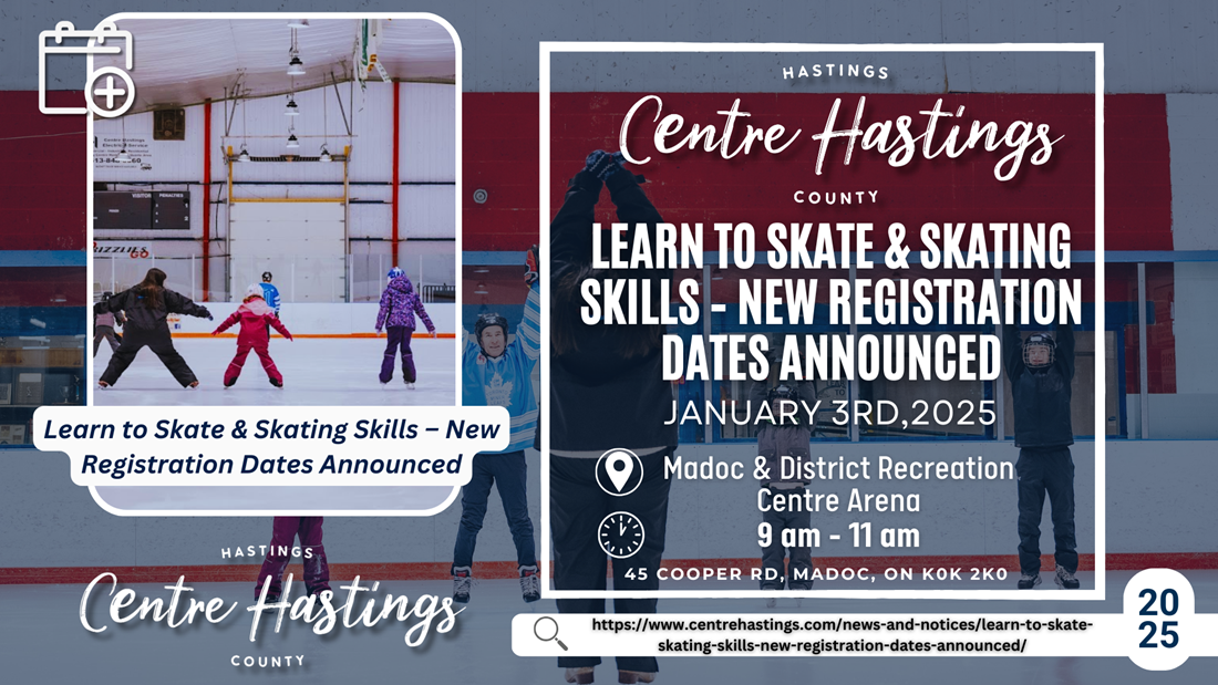 Learn to Skate & Skating Skills – New Registration Dates Announced ...
