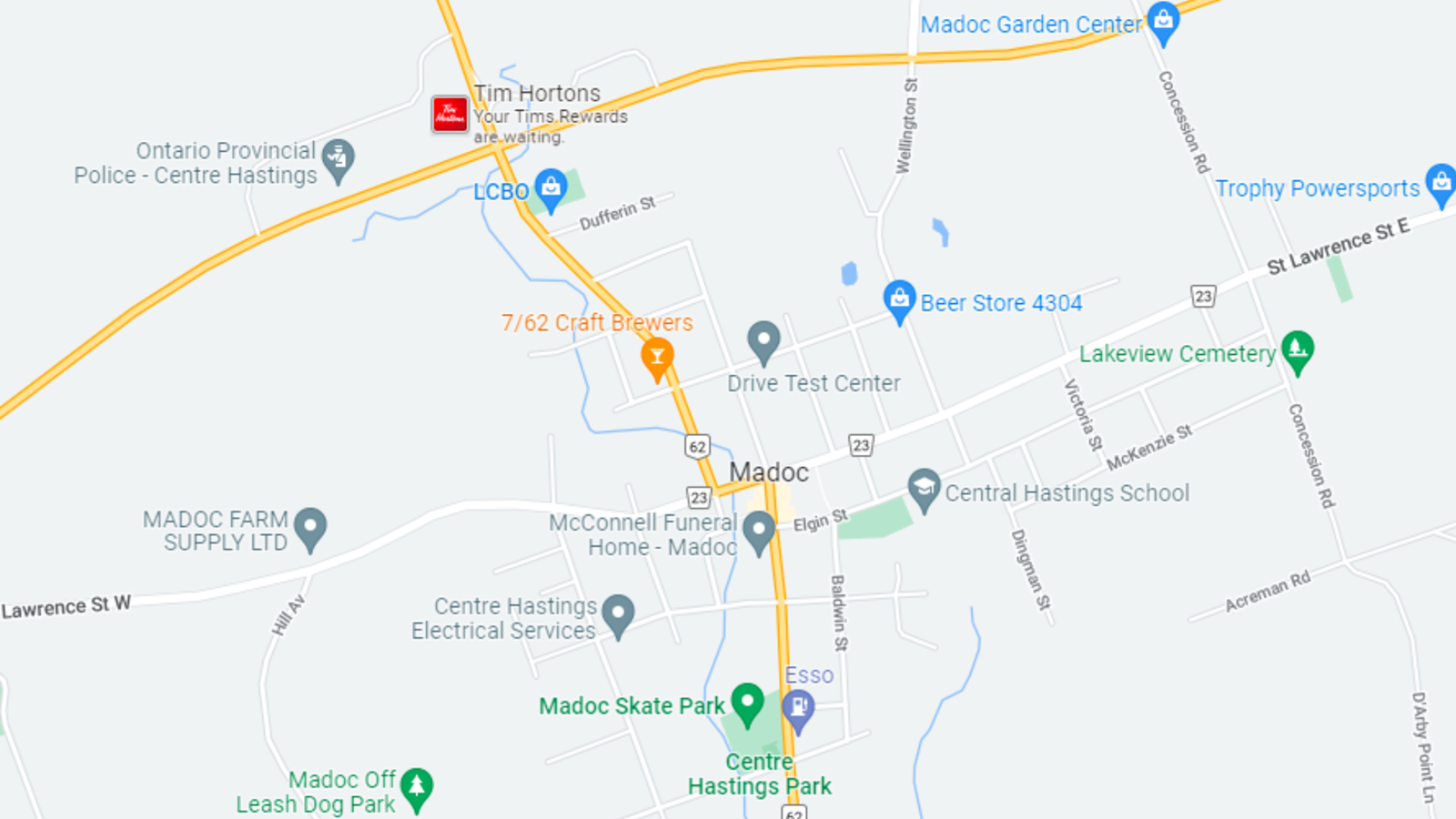 Getting Here - Municipality of Centre Hastings